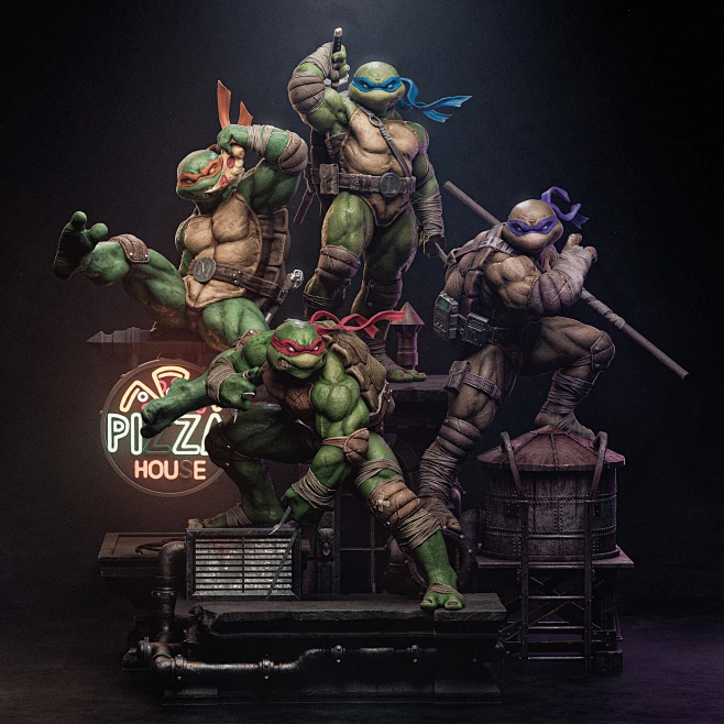 TMNT - fanart-花瓣网
