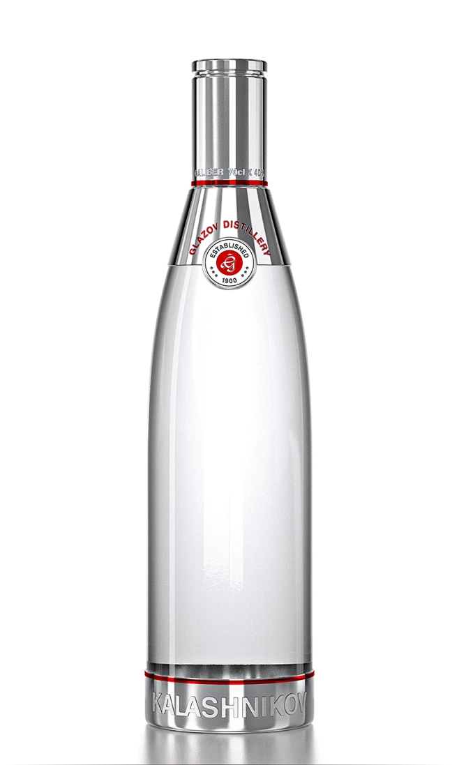 Kalashnikov : Kalashnikov vodka.Global Rebranding. 2006 yearfor Glazov ...