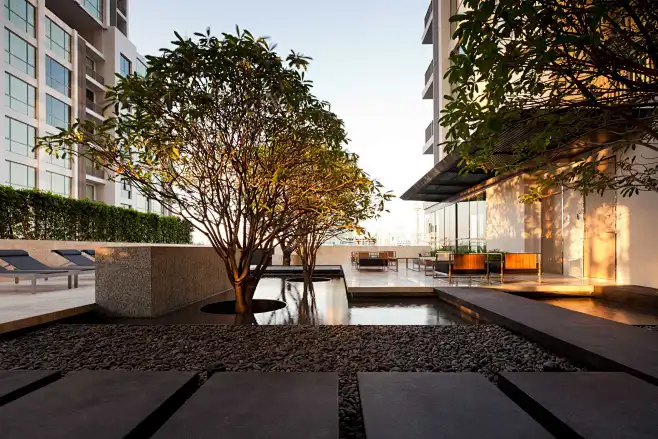 泰国Quattro sansiri住宅景观 by TROP-mooool设计-花瓣网
