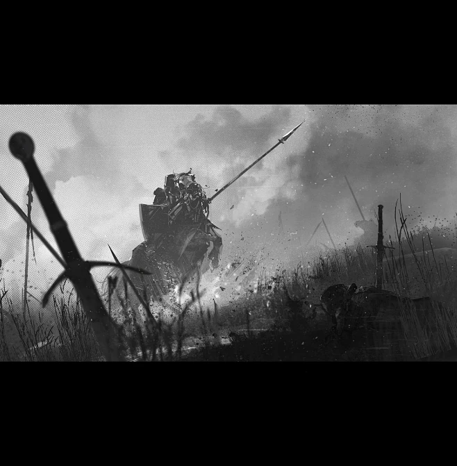 场景构图黑白构成画面构成黑白稿来自cgbook.cn (532)-花瓣网