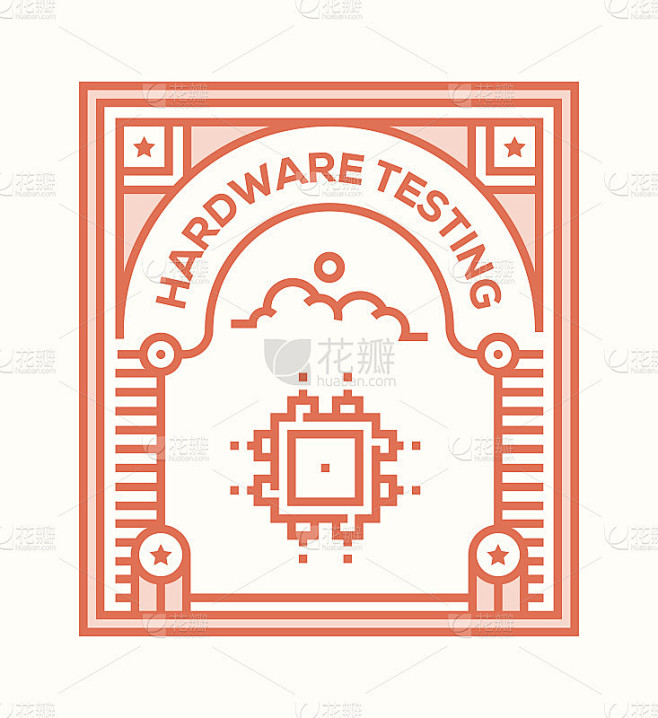 HARDWARE TESTING ICON CONCEPT
