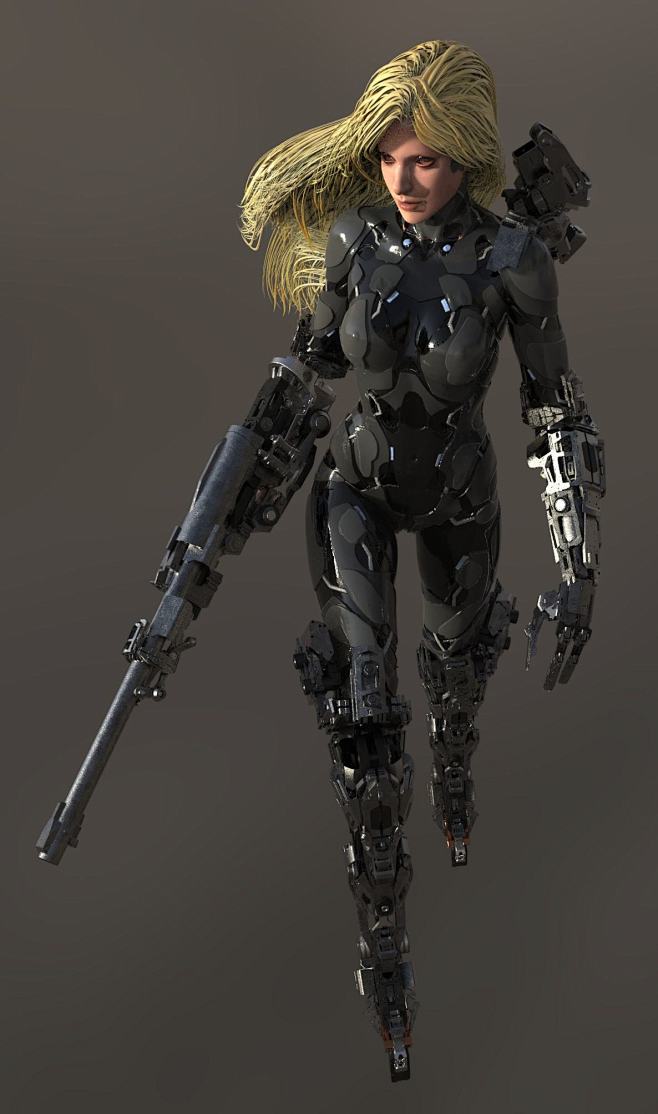 文莱概念艺术家 Tek Tan 作品欣赏 991P 人体 机甲-科幻世界-微元素 - Element3ds.com!