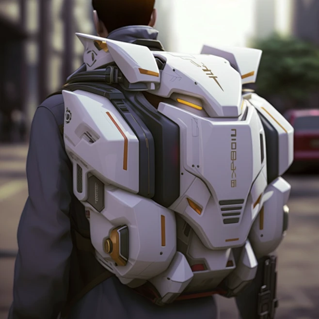 Gundam Style Backpack (II)-花瓣网