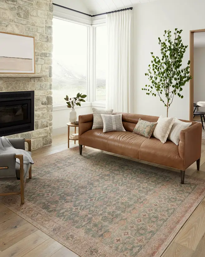 Aubrey Aqua/Sand Rug : The Aubrey Collection by Angela Rose x Loloi is ...