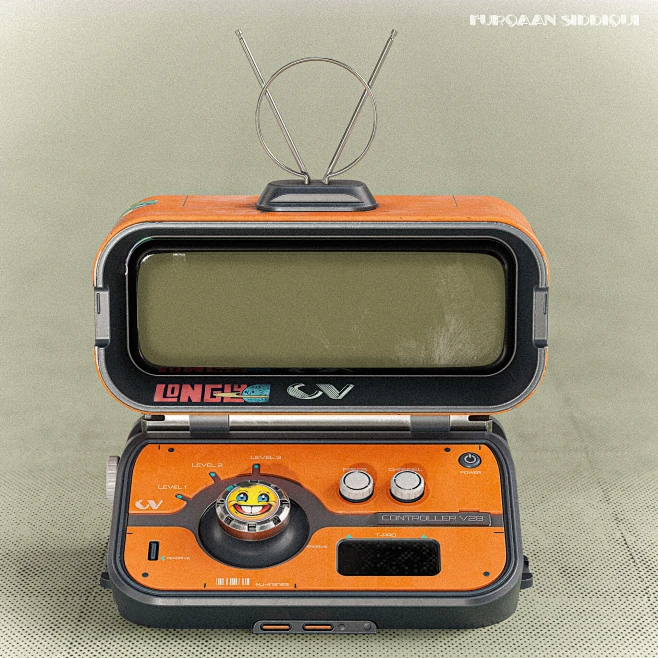 Sci-fi Controller PC V8 PBR-花瓣网