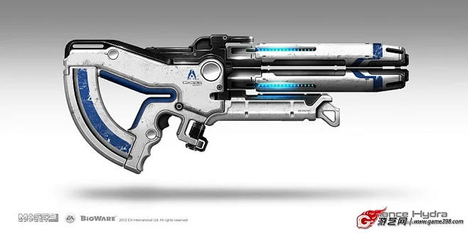 质量效应MESS3官方放出枪械高清3D图赏-花瓣网