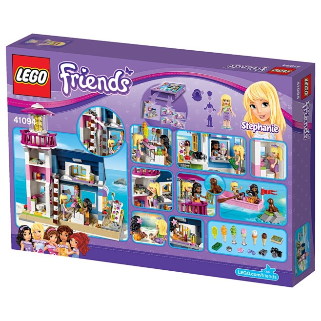 乐高好朋友系列41094心湖城灯塔 LEGO Friends玩具积木-tmall.com天猫