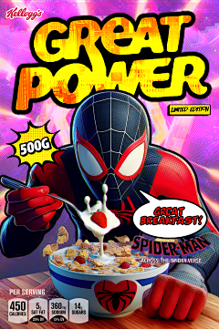 流行漫画(漫威等系列海报借鉴)-花瓣网|陪你做生活的设计师 | Cereal Collaboration SuperHero marvel ...