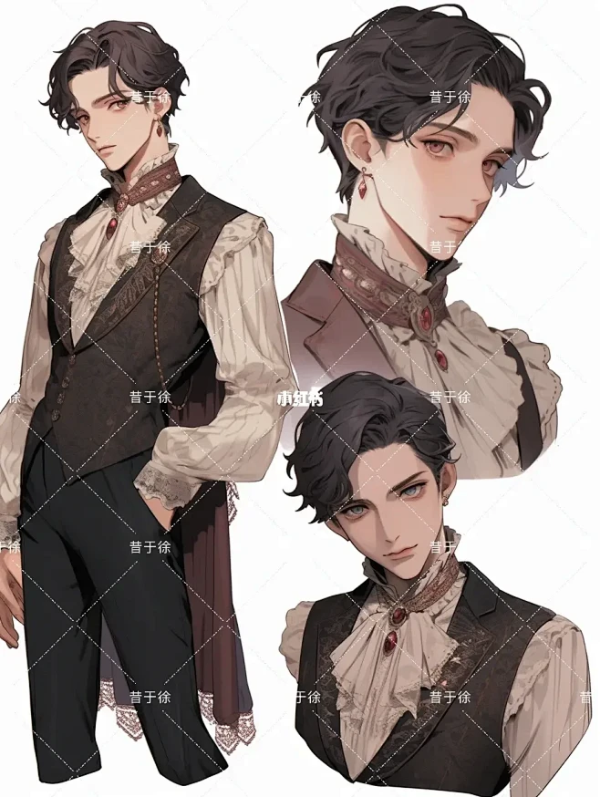 【设子】英伦宫廷贵族风男设分享-花瓣网