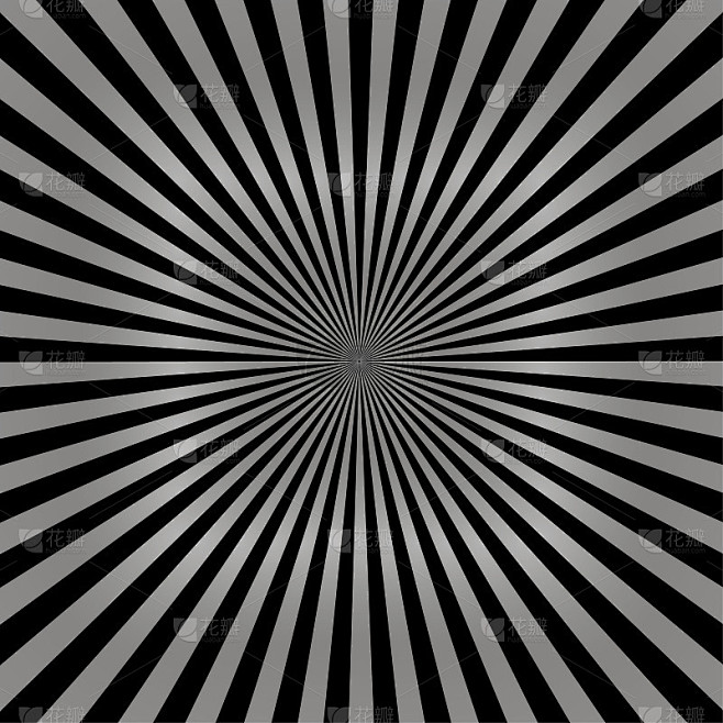 Grey sun rays Sunburst on black Pattern vector eps