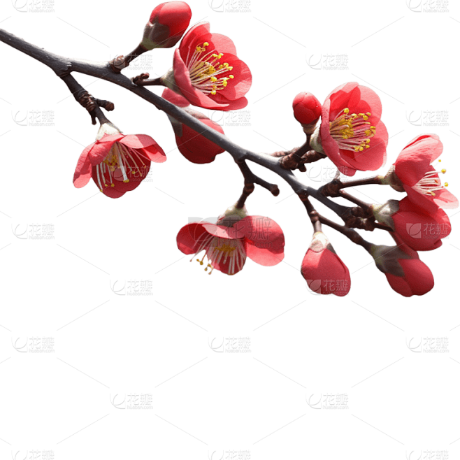 红色梅花
