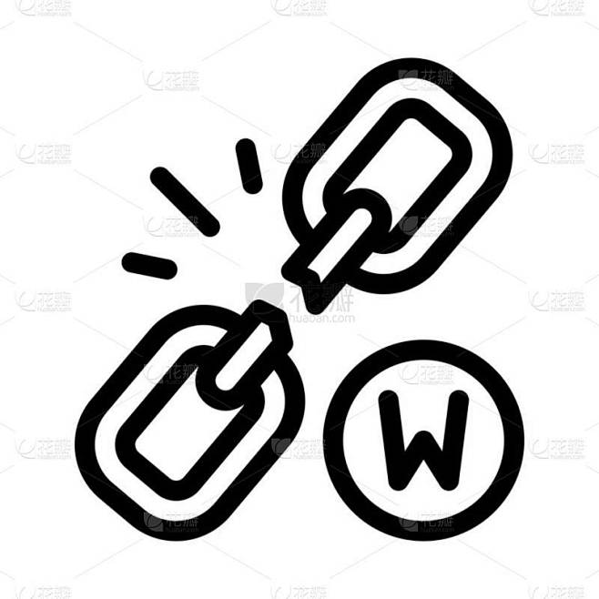 断链图标向量概要说明