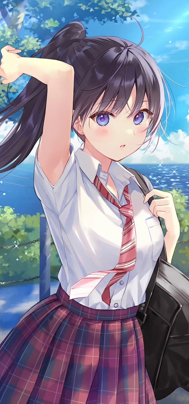 动漫美少女 花瓣网