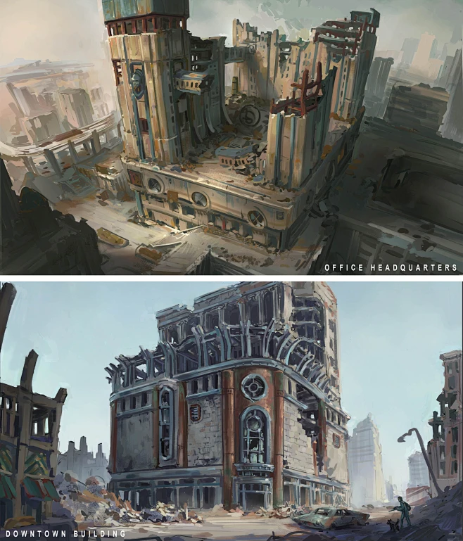 Fallout Chicago - Fan Project - Environments-花瓣网