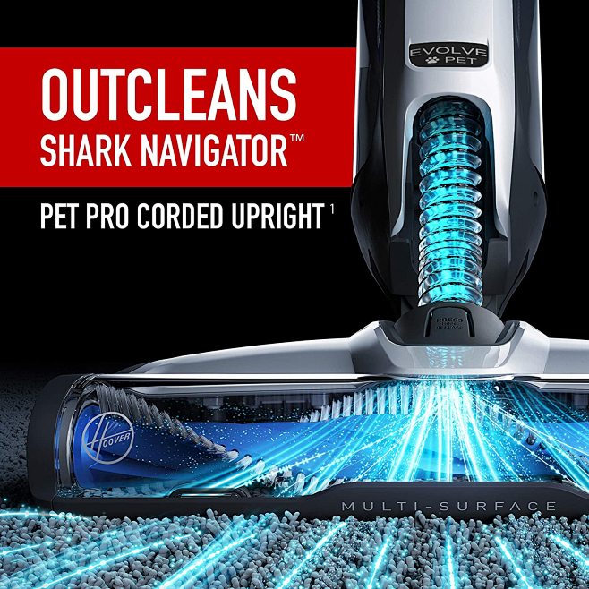 Amazon.com: Hoover ONEPWR Evolve Pet Cordless Small Upright Vacuum ...