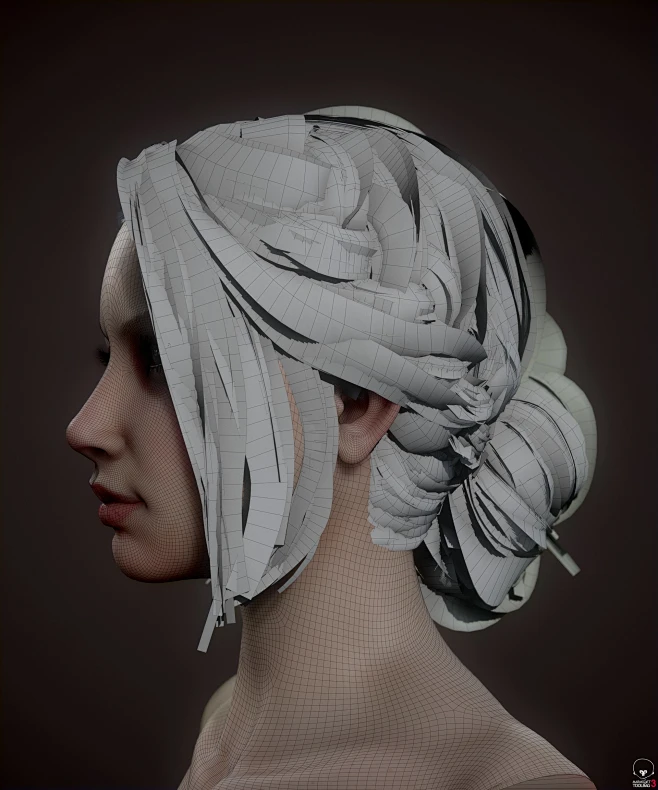 Real time hair 02, Georgian Avasilcutei : I've made a new hair style ...