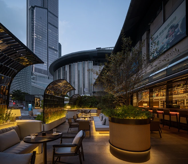 深圳·“B³·Bistro×Brunch×Bar”酒吧餐厅 / RooMoo | SOHO设计区 : 酒吧餐厅地址：深圳市福田区福华路星河 ...