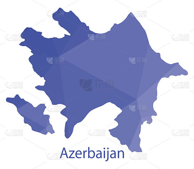 阿塞拜疆的地图