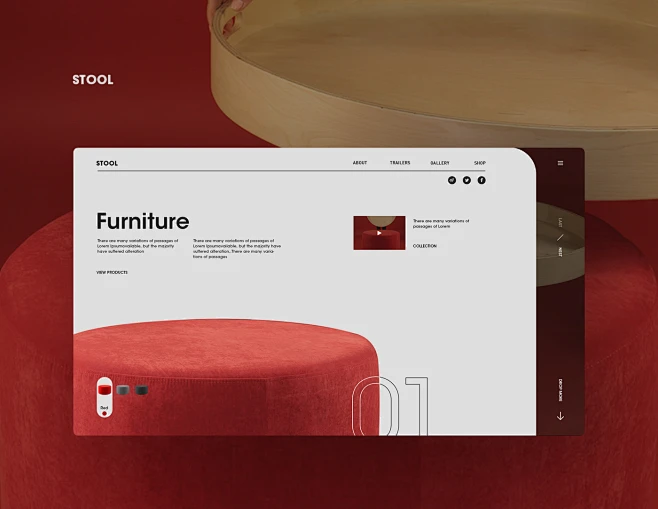 网页单屏_她叫豆子_【68Design】-花瓣网