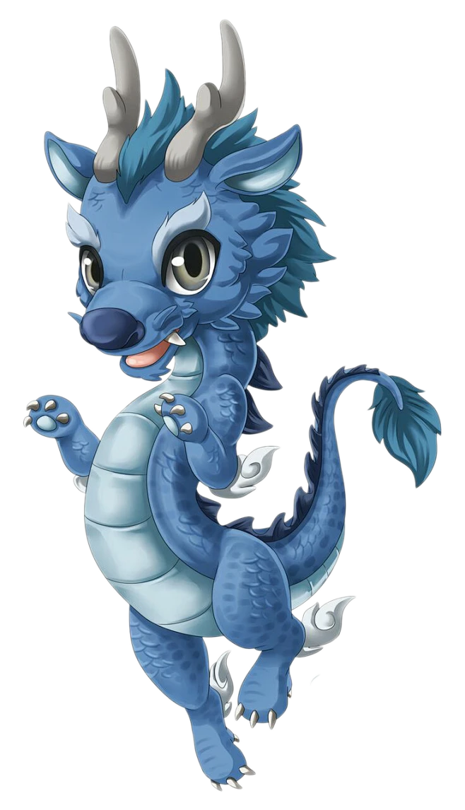 卡通龙.png-花瓣网