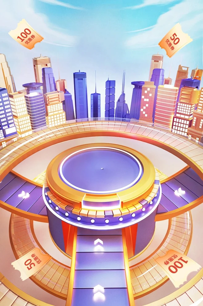 决战618，3D背景素材_5_潮国创意设计素材库_来自小红书网页版-花瓣网