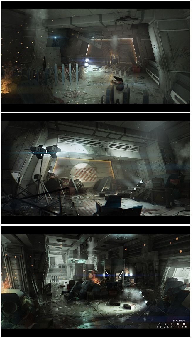 科幻室内场景气氛图科幻室内场景原画科幻场景原画科幻气氛图来自cgbook.cn (343)