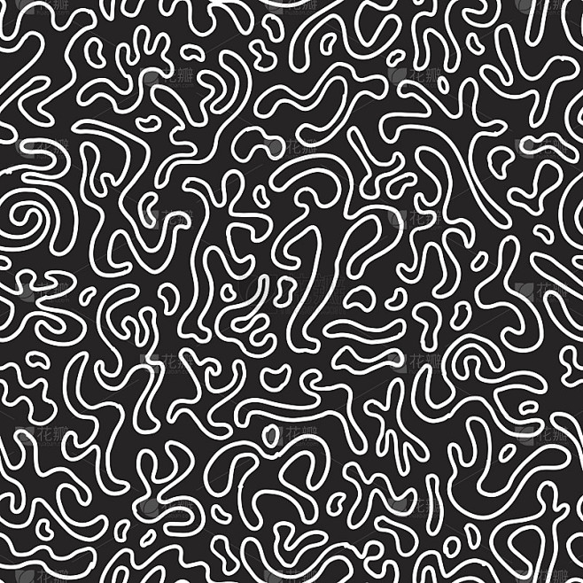 跳舞的人-无缝的背景