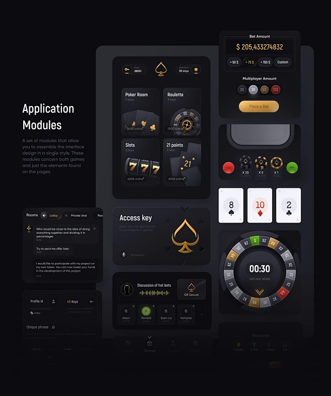 Poker game design online casino dashboard ui gambling casino design ...
