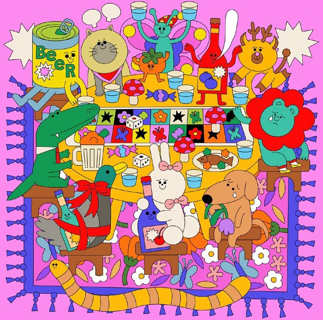 越南插画师 Lucia Pham 花花作品