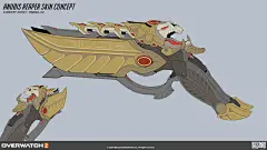 OVERWATCH 2 - Reaper 'Anubis' Weapon Skin Set-花瓣网