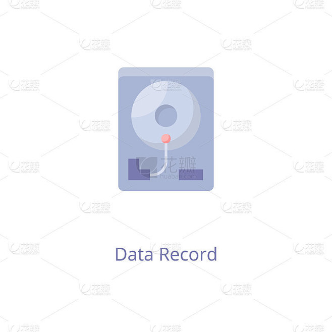 Data Record icon in vector. Logotype