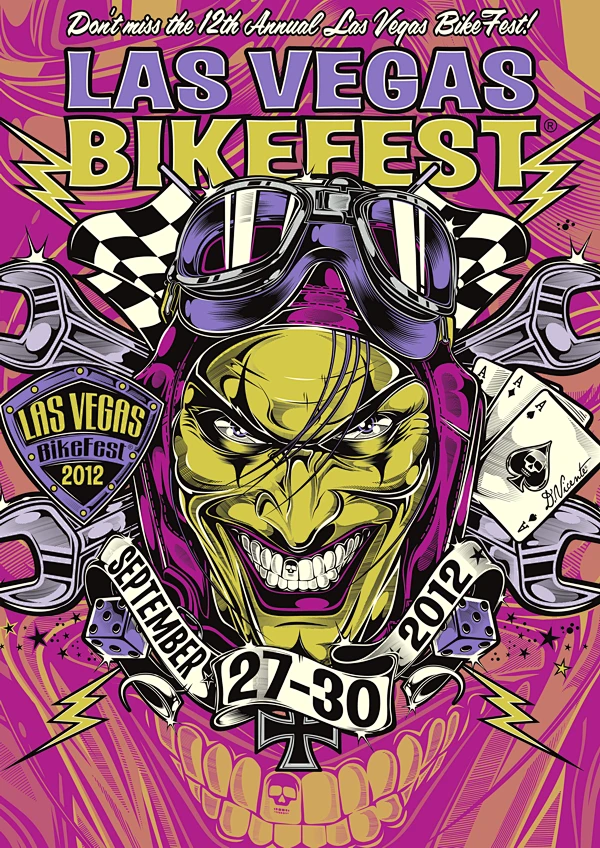David Vicente - Las Vegas Bikefest 2012, 8 手绘 #插画# #采集大赛#【之所以灵感库】-花瓣网