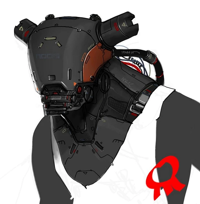 BatBot Girl, Robots and Toaster helmets, Serge Birault : Lunch break ...