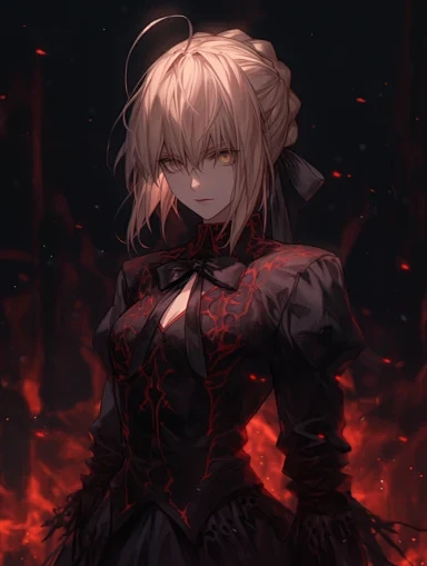 Saber alter , fate , evil