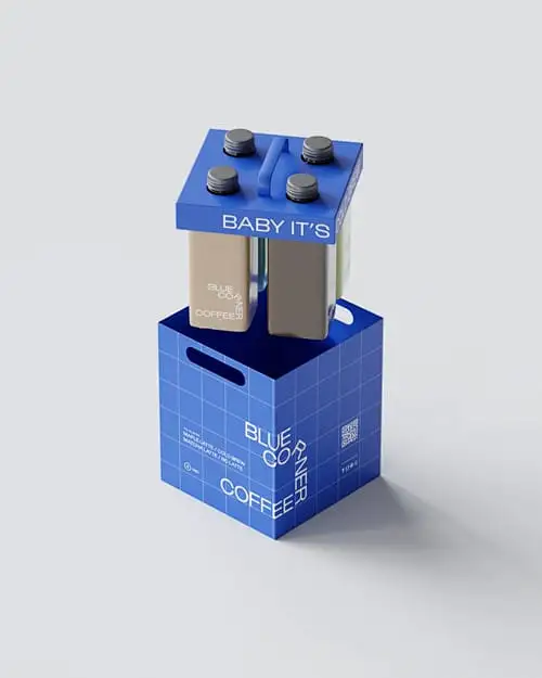 Blue Corner Coffee Packaging : This is "Blue Corner Coffee Packaging ...