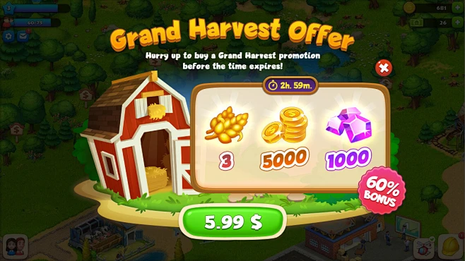 Farm Game UI-花瓣网