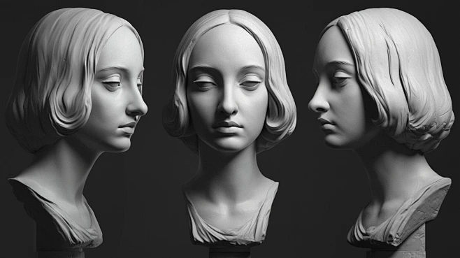 ArtStation - +350 Renaissance Figures Head Sculpt Reference(4k ...