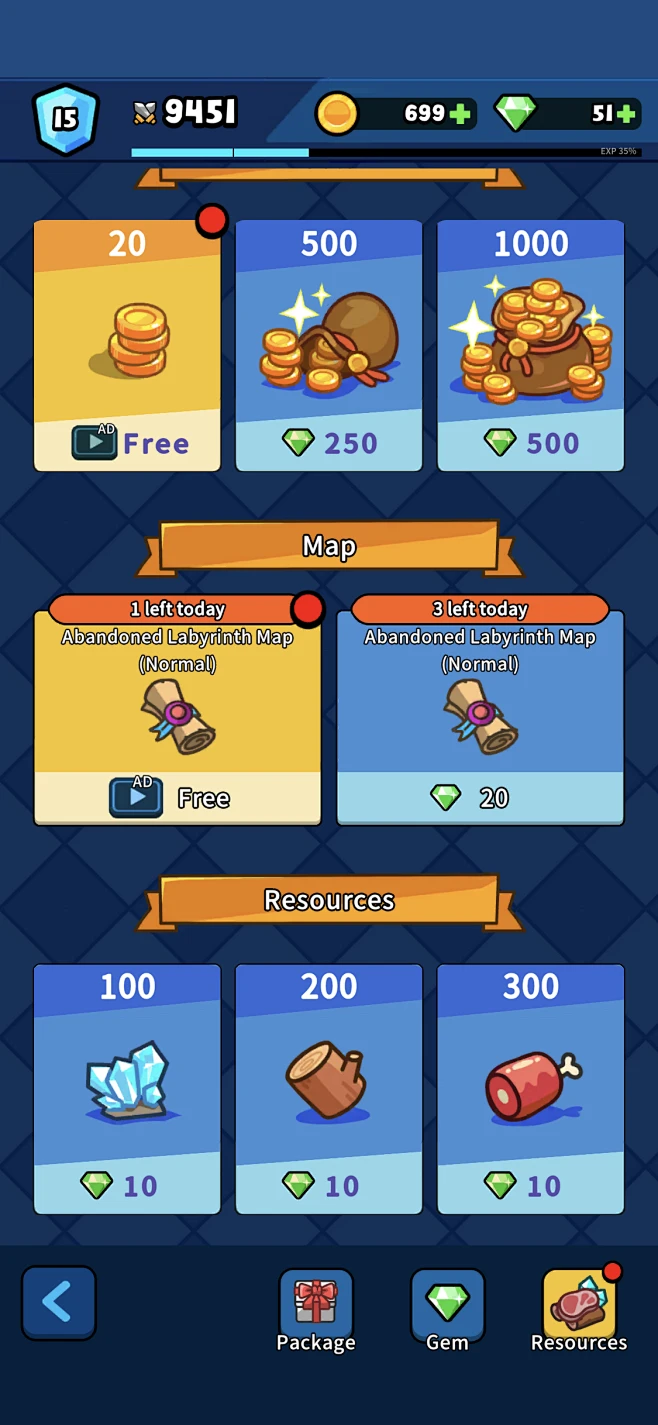 This may contain: an image of the game screen with different levels and options for each player ...