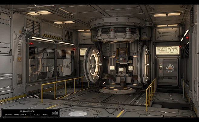 Teleport Room, Alexey Pyatov : Environment (re)concept art I made for ...