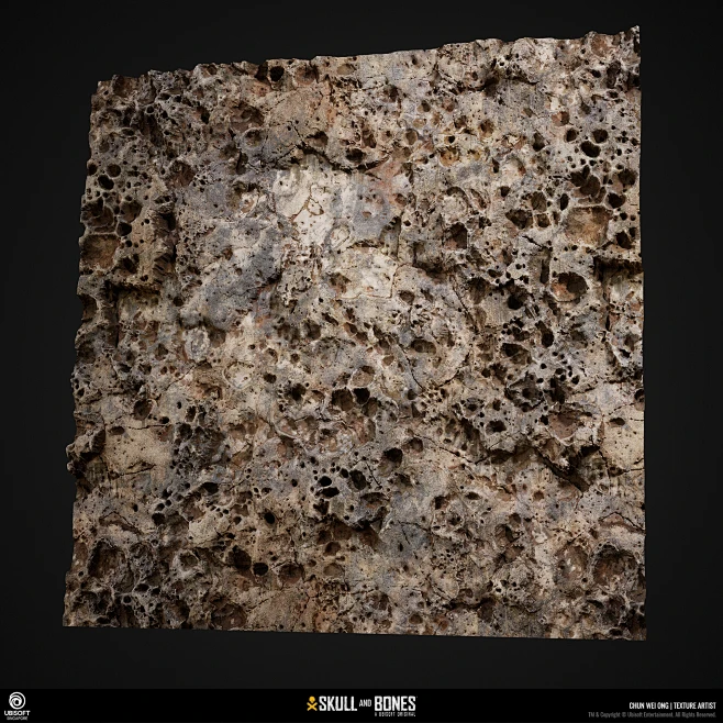 Porous Rock Outcrop - Skull and Bones-花瓣网