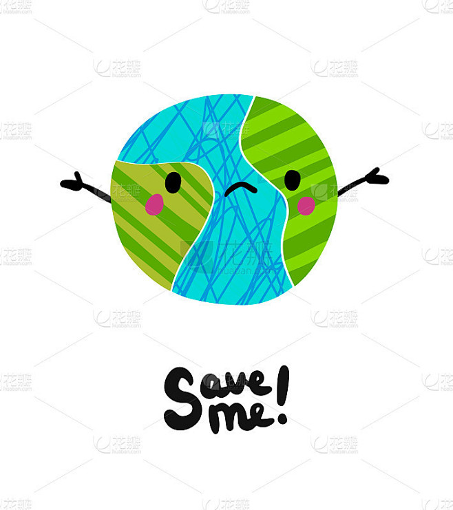 Save me hand drawn vector illustration in cartoon