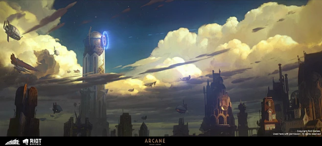 Arcane - League of Legends | Hexgate | 3D environment-花瓣网