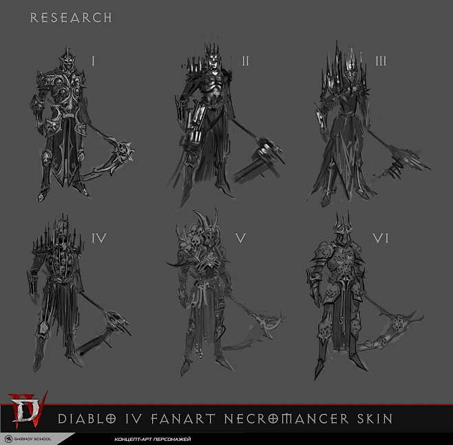 Diablo IV - Necromancer fanart skin concept-花瓣网