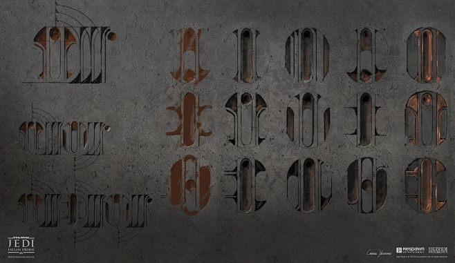 Zeffo Murals and Glyphs, Gabriel Yeganyan : I worked on developing the ...