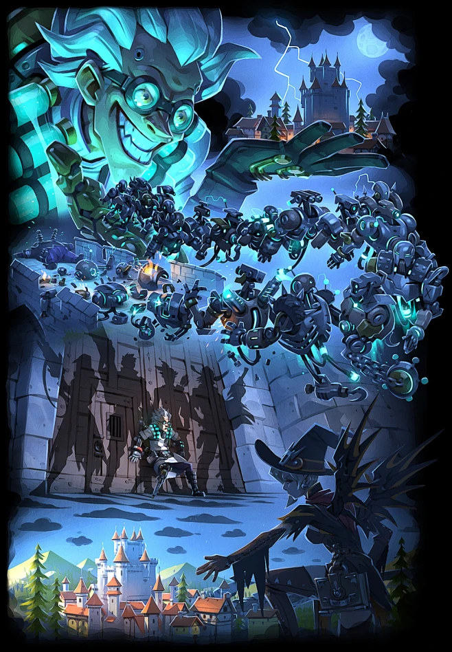 Overwatch comic 16 - The Return of Junkenstein, Gray Shuko : A 4 pages tapestry for the ...