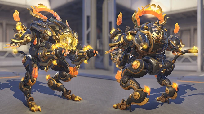 Overwatch 2 - Mythic Dva mech\weapons-花瓣网