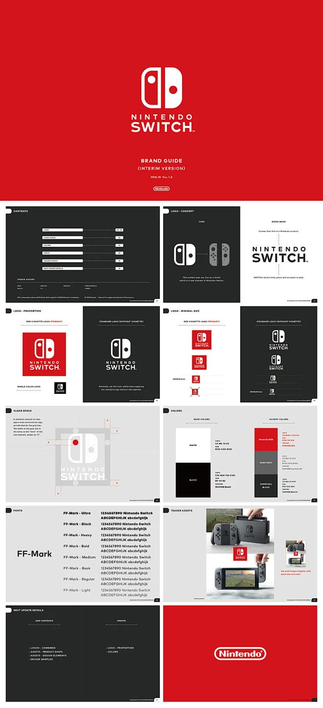 任天堂Nintendo Switch品牌logo视觉规范_合著创意-花瓣网