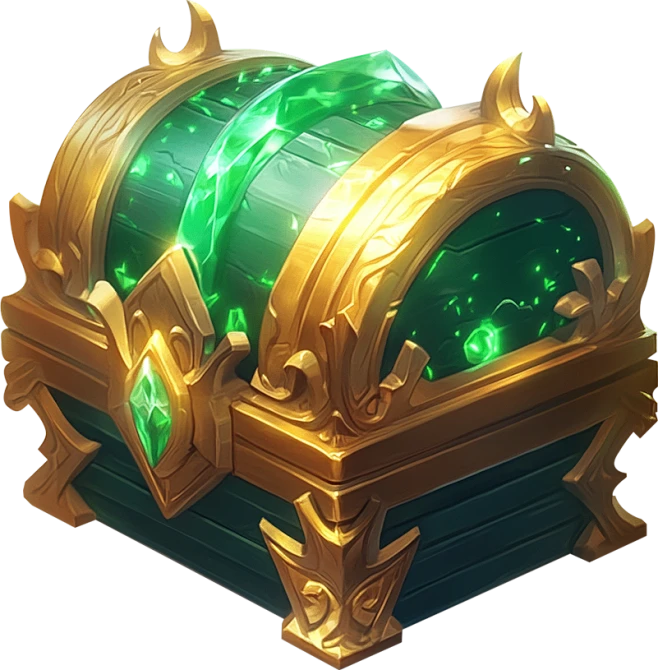 sosoensoc1255_Chinese_style_game_treasure_chest_icon_yellow_and ...