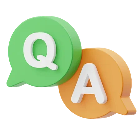 Q & A 3D Icon-花瓣网