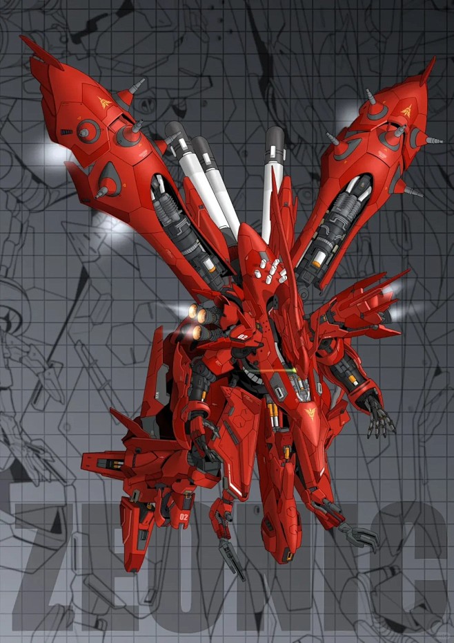 独眼机体系列之MSN-04-2 Nightingale夜莺_1_板手哲_来自小红书网页版